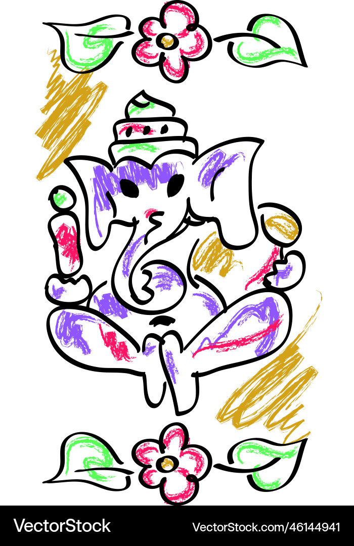 Ganesh Royalty Free Vector Image - VectorStock