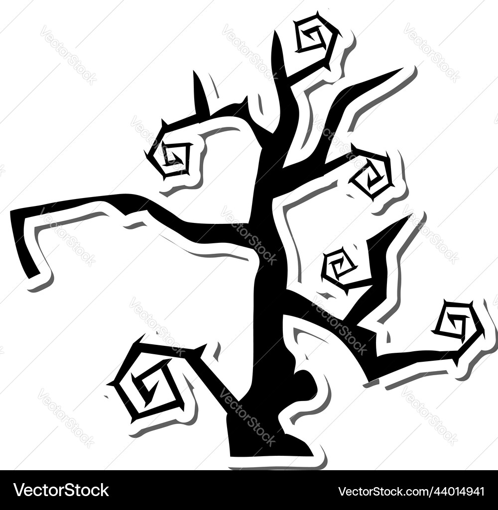 Gothic Tree Drawings
