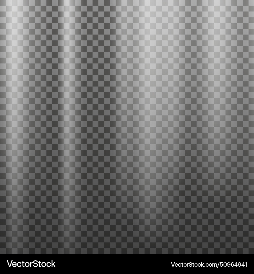 White rays light on transparent background Vector Image