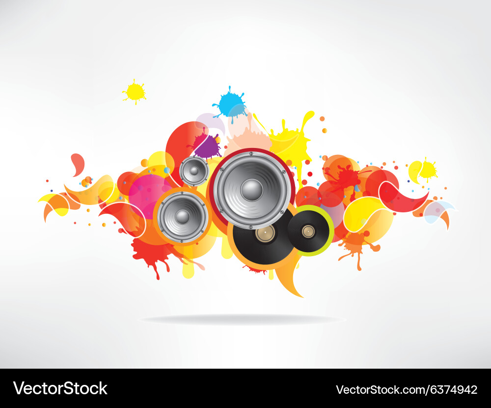 Musical abstract background Royalty Free Vector Image