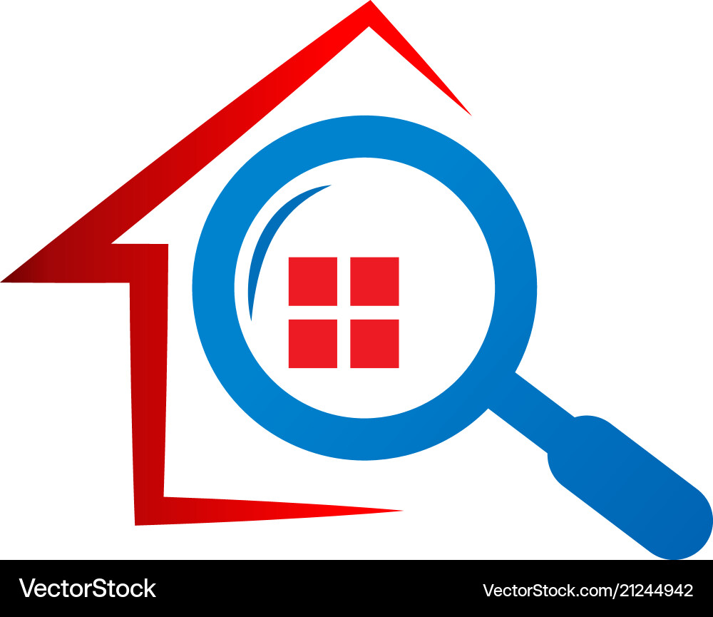 Real Estate Finder Logo Royalty Free Vector Image