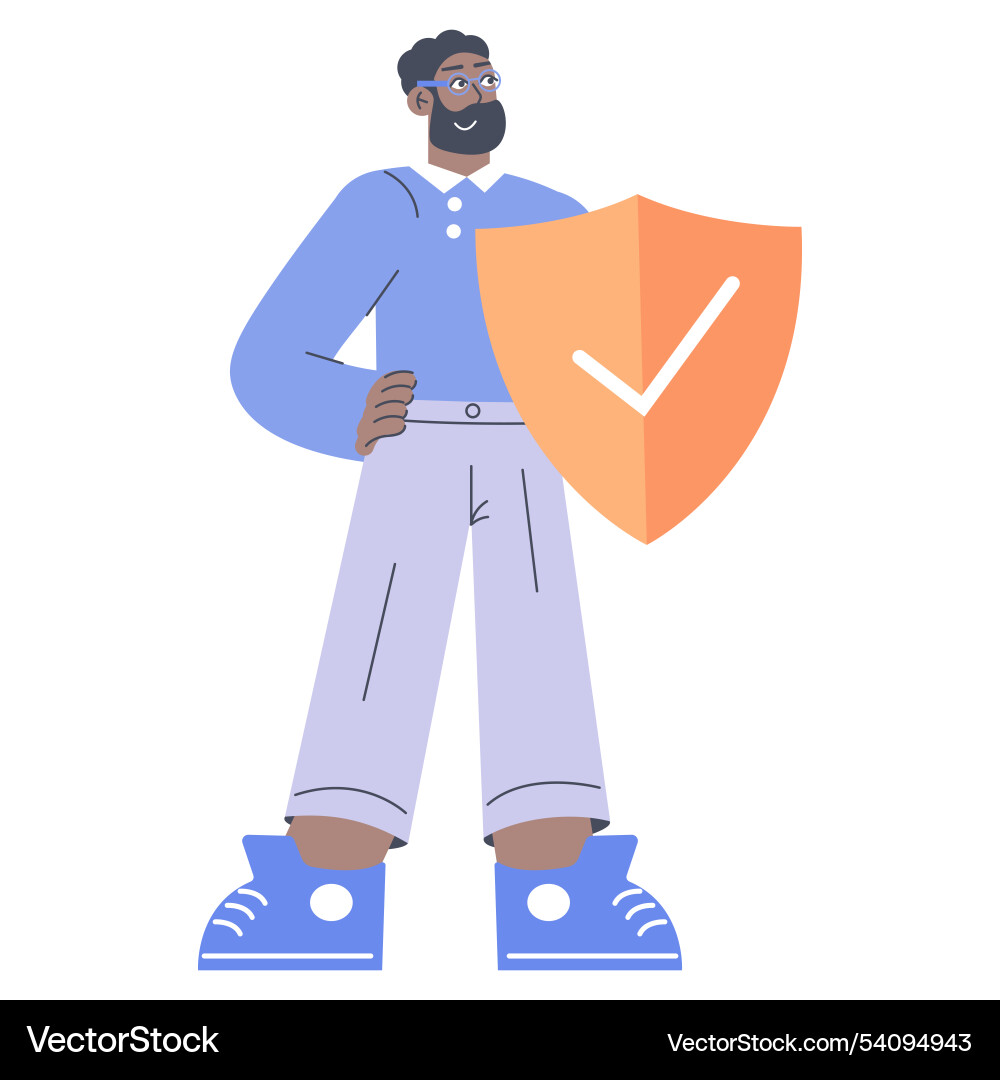 Businessman flat Royalty Free Vector Image - VectorStock