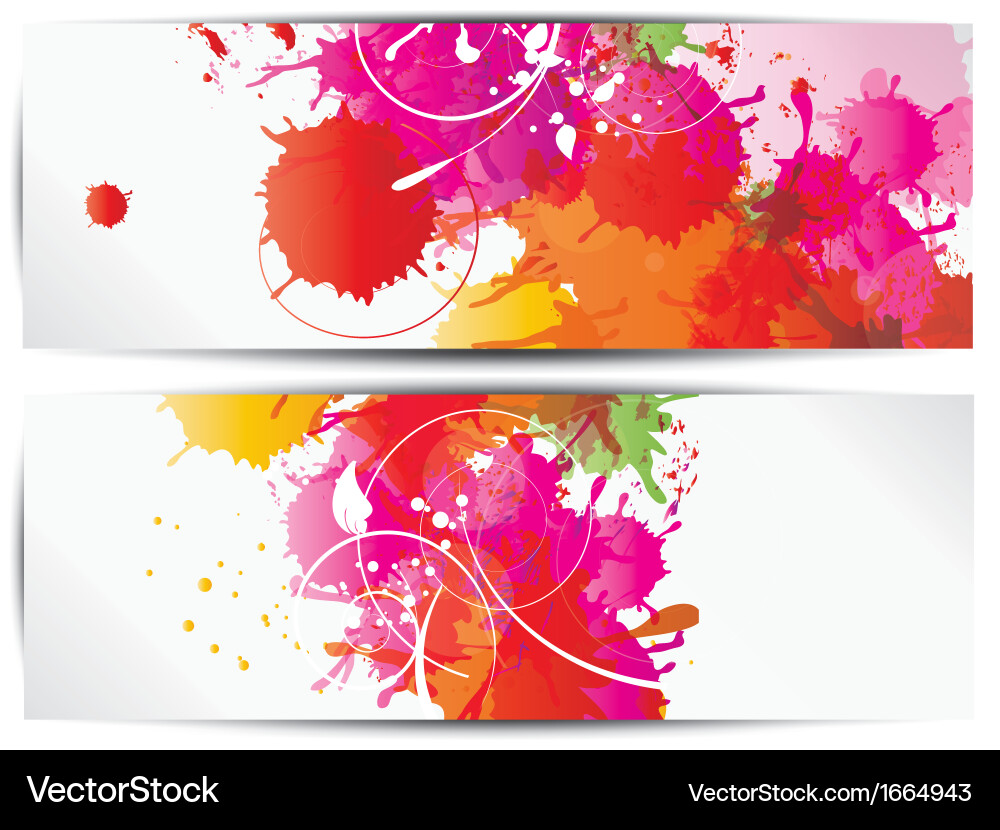 Splash on abstract background Royalty Free Vector Image