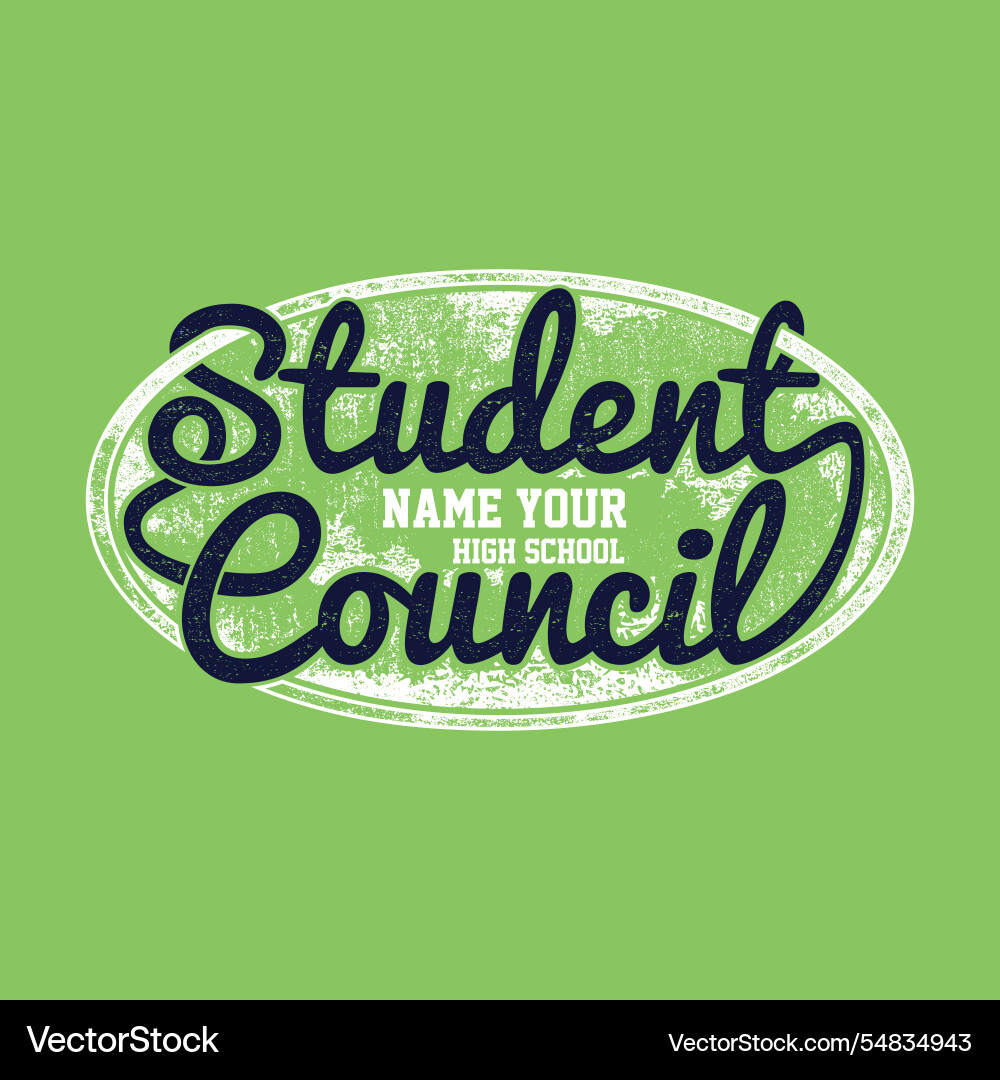 Student council 2 Royalty Free Vector Image - VectorStock