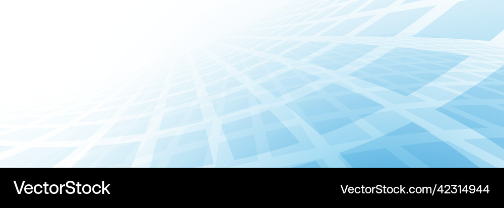 Abstract blue and white curved geometric shape Vector Image