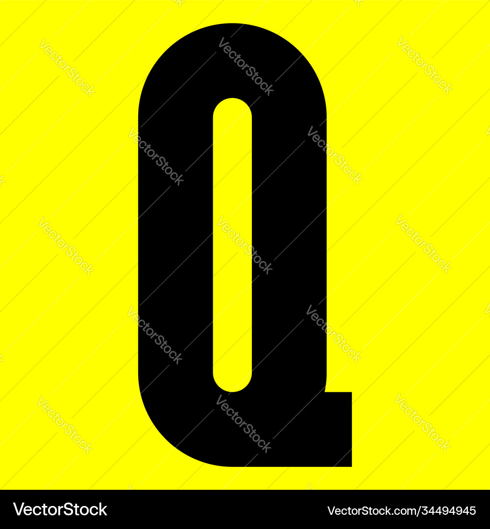 Dark modern font trendy alphabet black letter Vector Image
