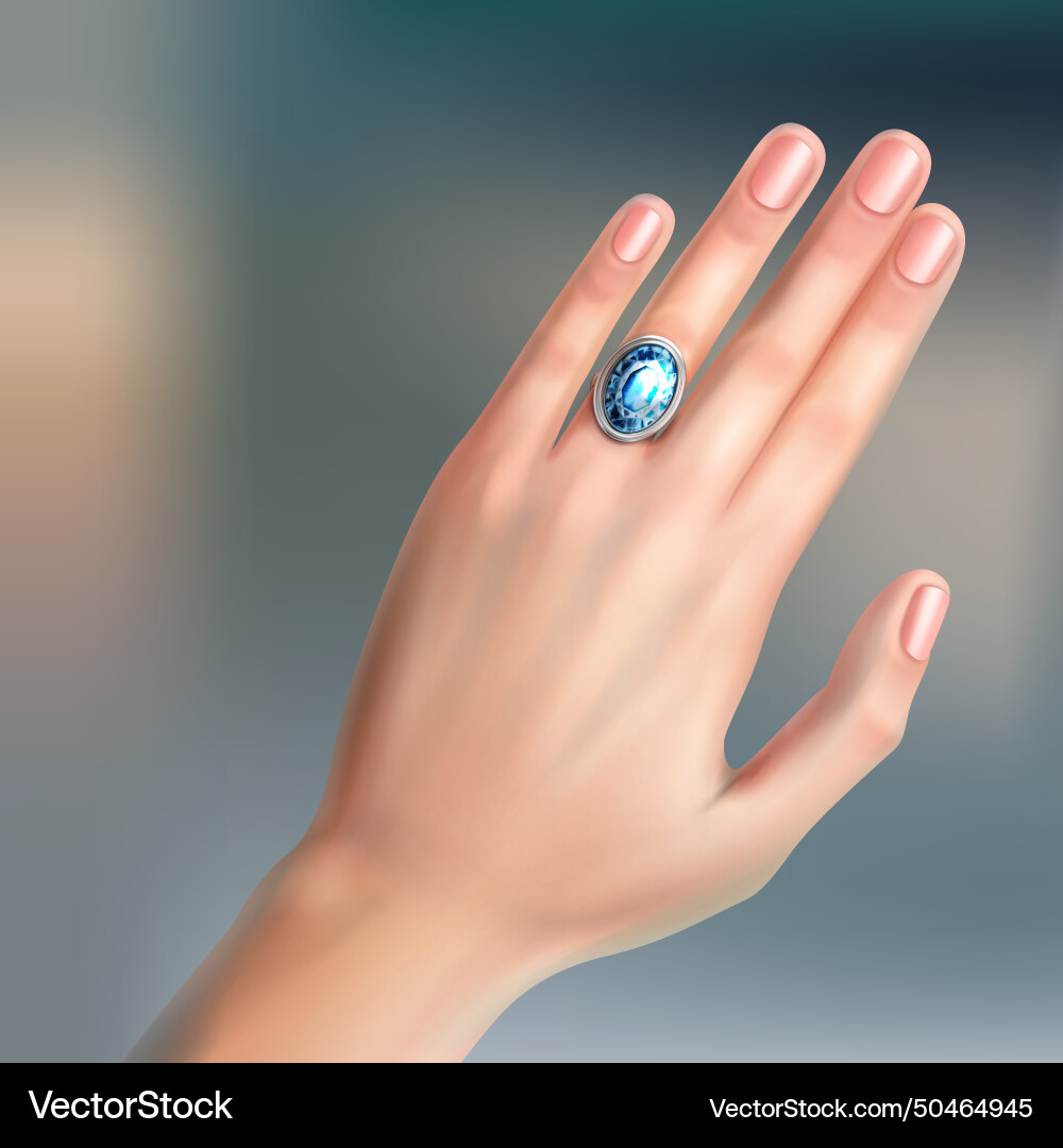Ring on finger Royalty Free Vector Image - VectorStock