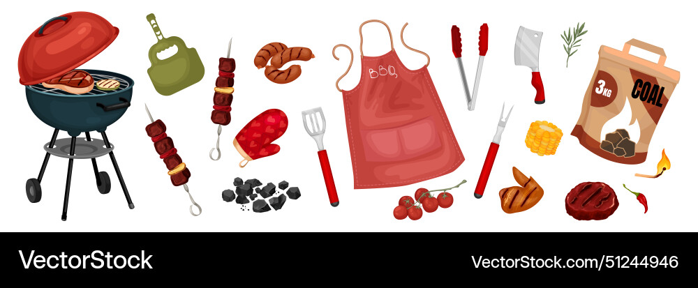 Picnic supplies Royalty Free Vector Image - VectorStock