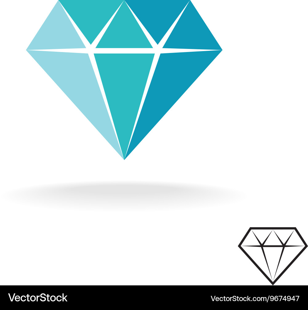 Blue Diamond Logo Vector Images (over 5,500)