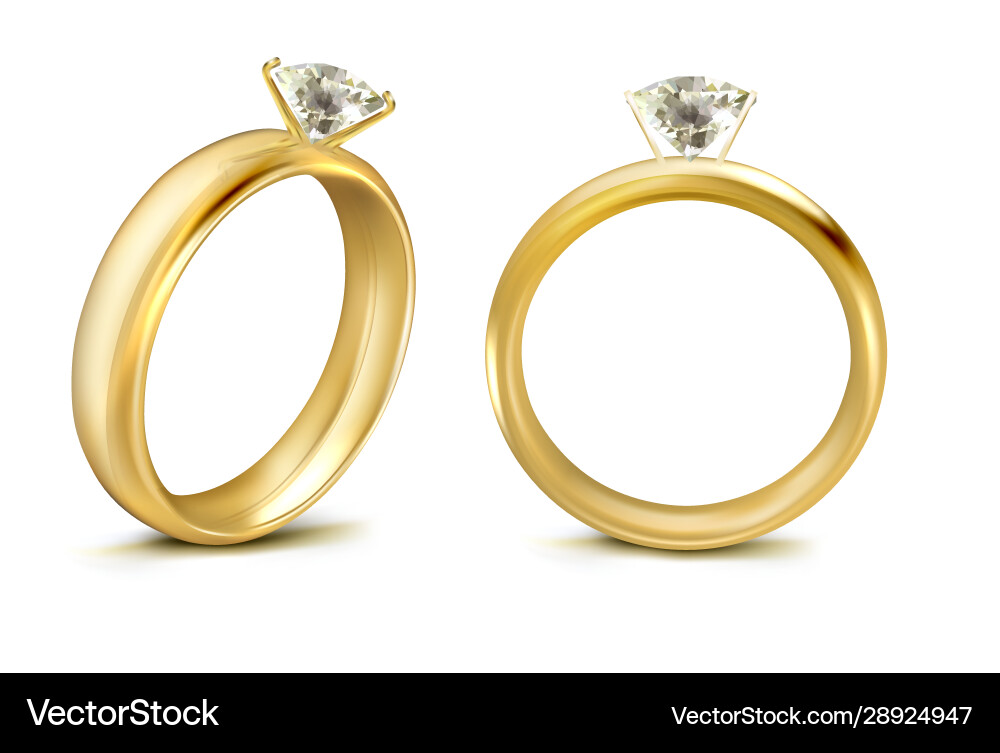 Elegant Gold Ring Royalty Free Vector Image - VectorStock