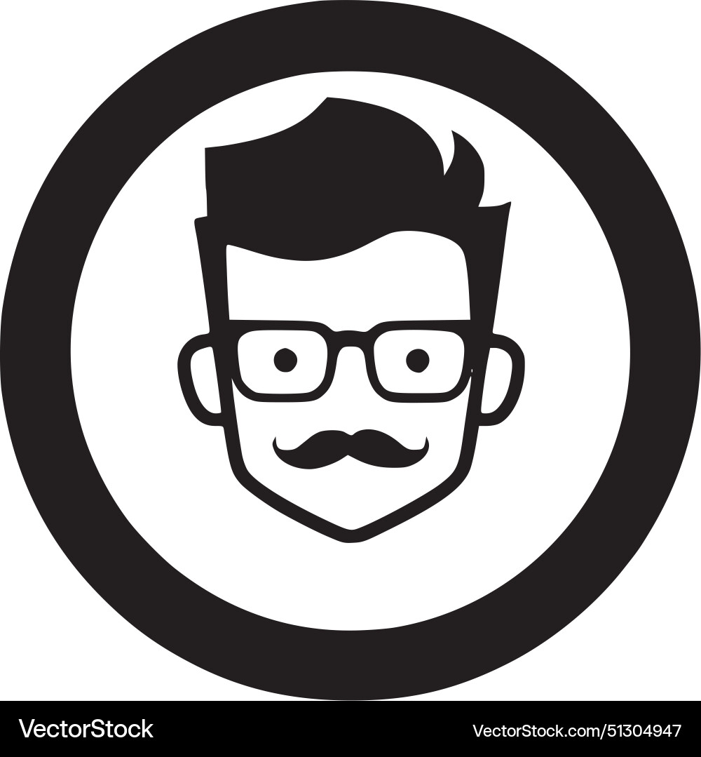 Frame - minimalist and flat logo Royalty Free Vector Image