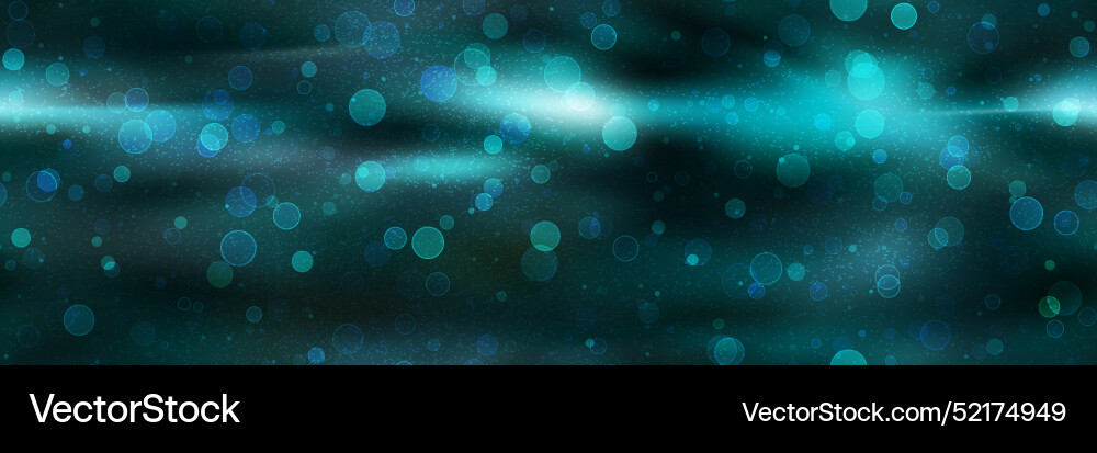 Sparkling teal blue gradient seamless pattern Vector Image