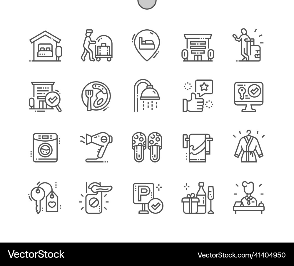 Do Not Disturb Hotel Icon Royalty Free Vector Image