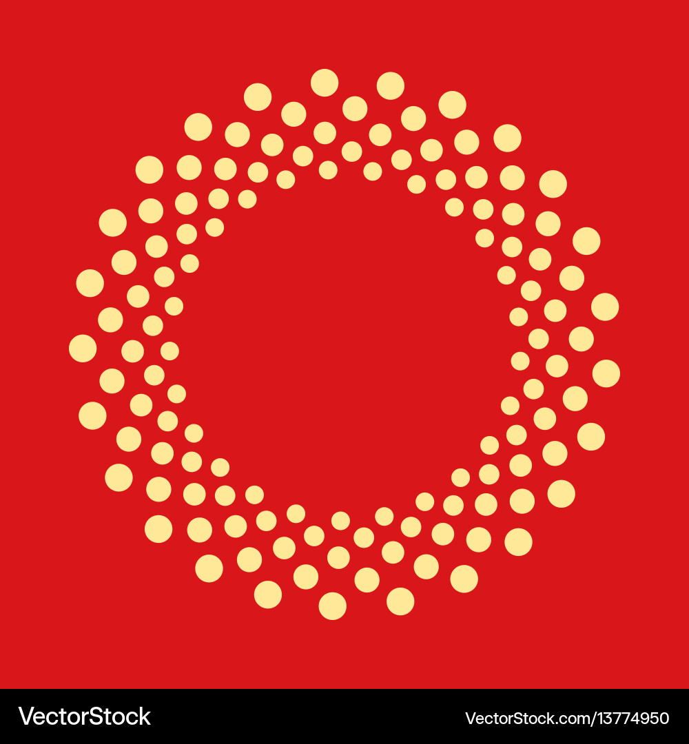 Dotted Star Shape Royalty Free Vector Image - VectorStock