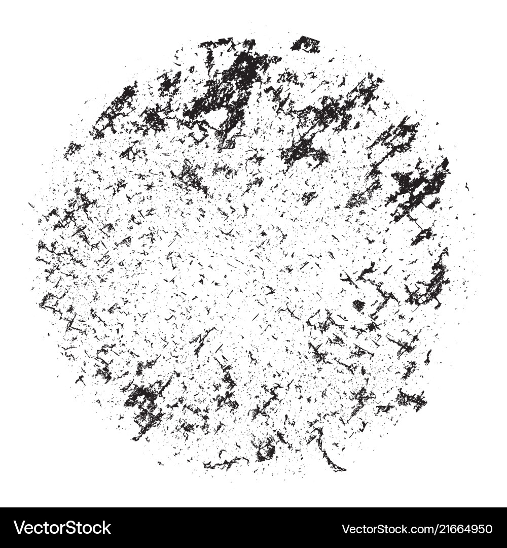 Grunge Circular Stain Overlay Royalty Free Vector Image