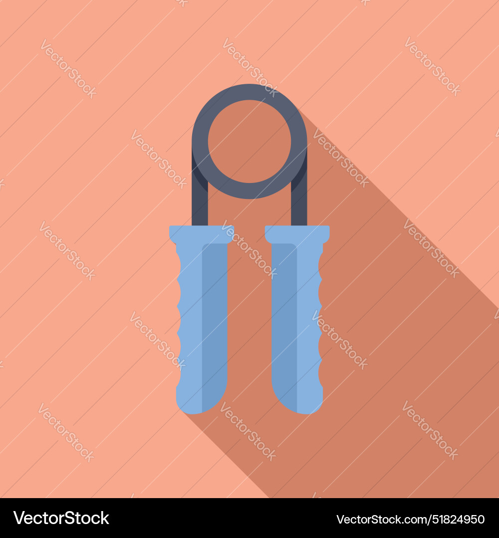 Hand grip exerciser improving forearm Royalty Free Vector