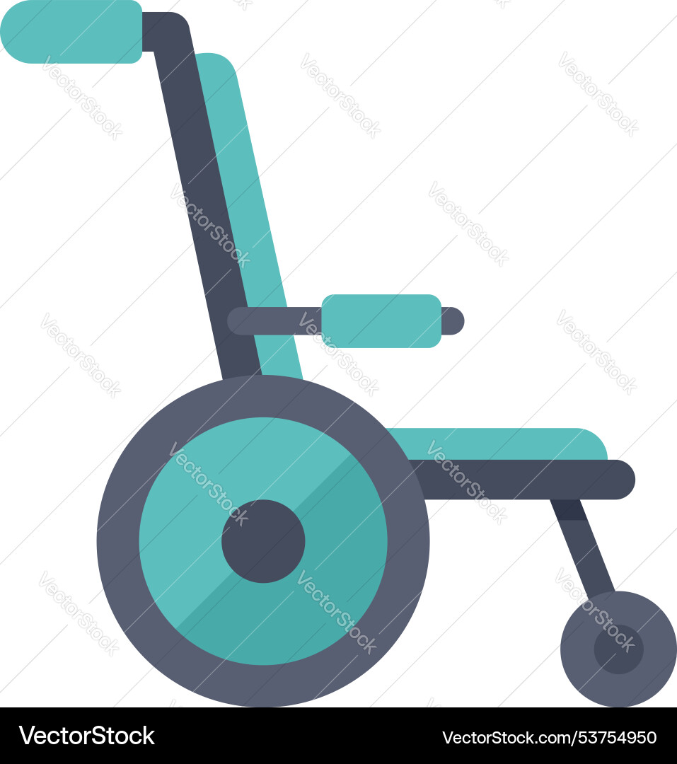 Modern wheelchair providing mobility and Vector Image