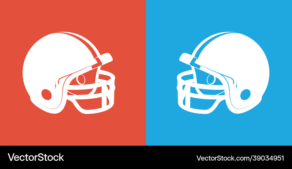 Football matchup Royalty Free Vector Image - VectorStock