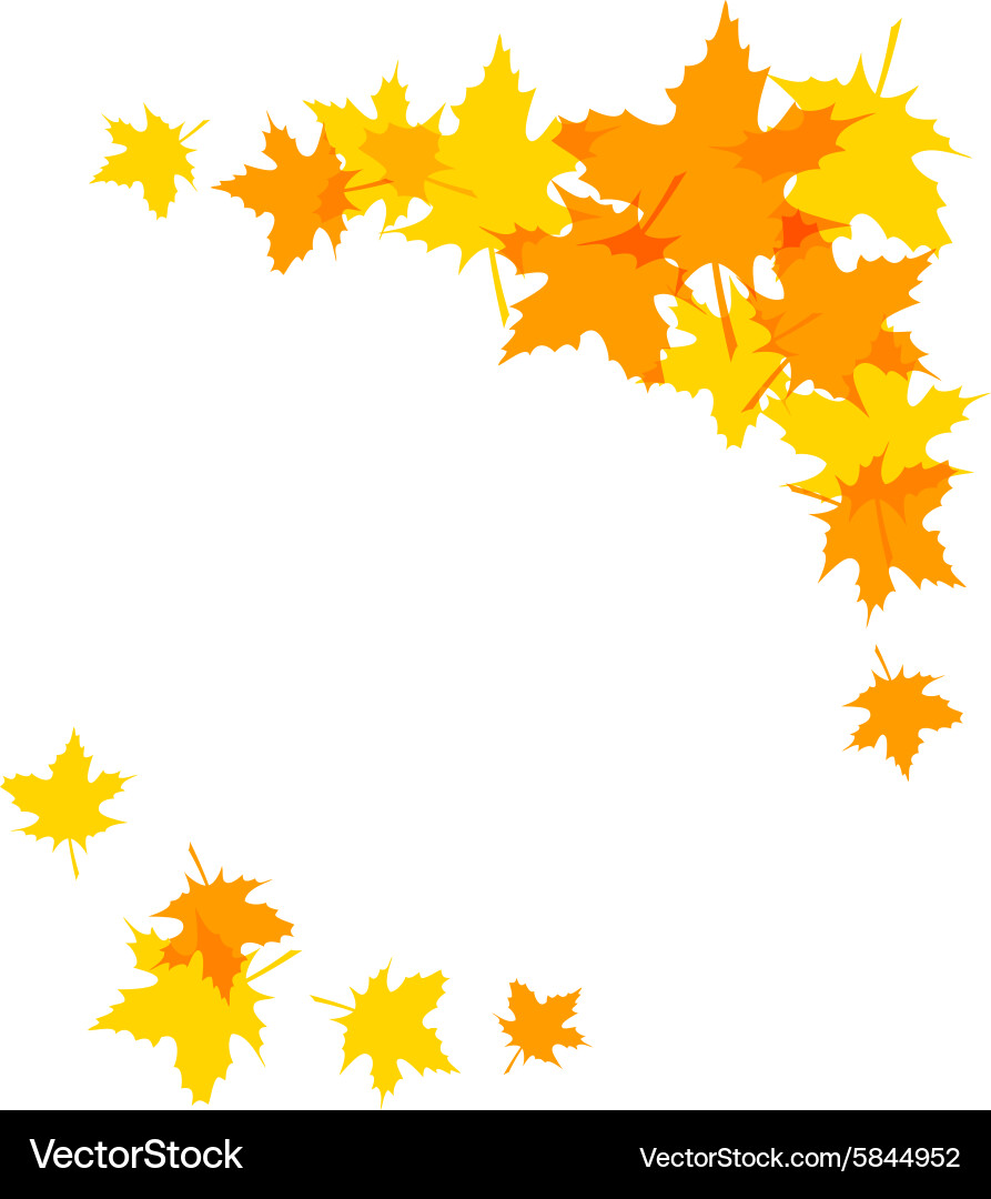 Autumn leaves Royalty Free Vector Image - VectorStock