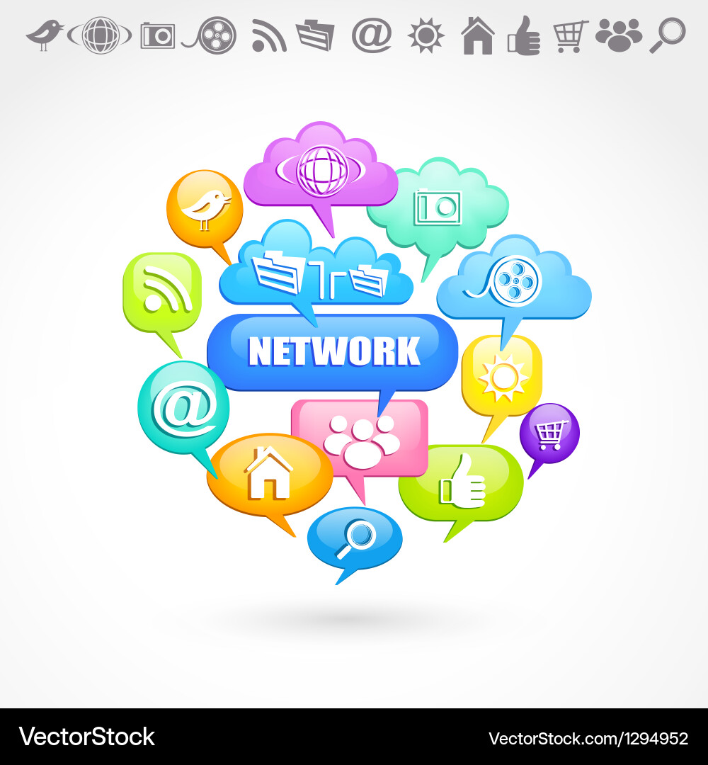 Social network Royalty Free Vector Image - VectorStock