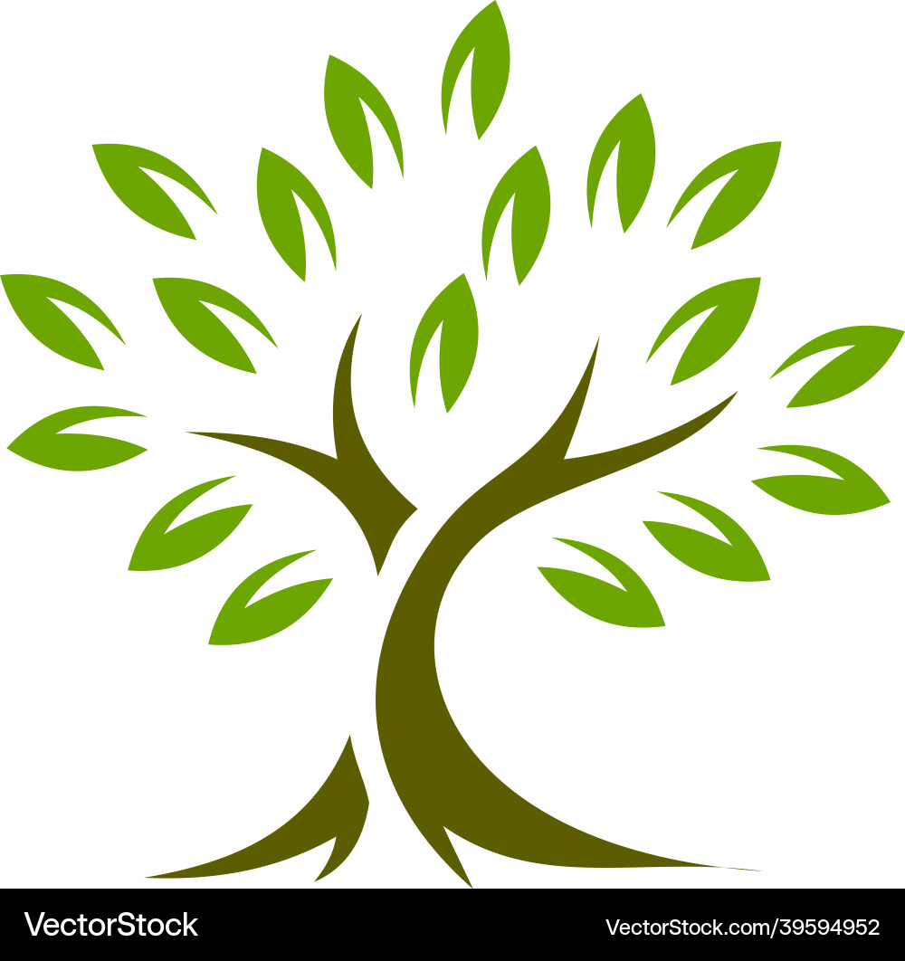 Tree logo Royalty Free Vector Image - VectorStock