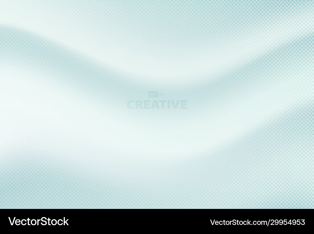 Abstract soft silk gradient blue template Vector Image