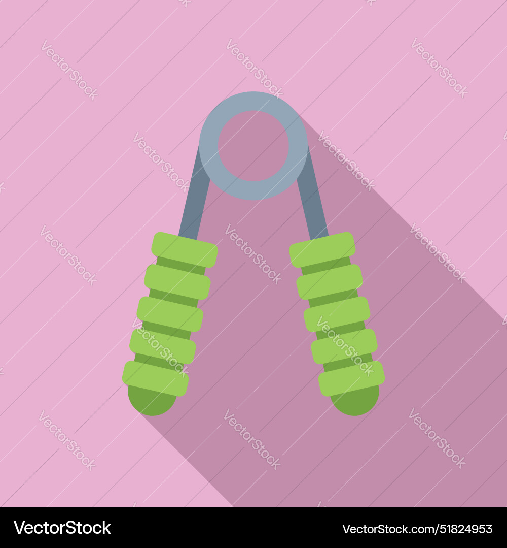 Hand grip exerciser providing resistance training Vector Image