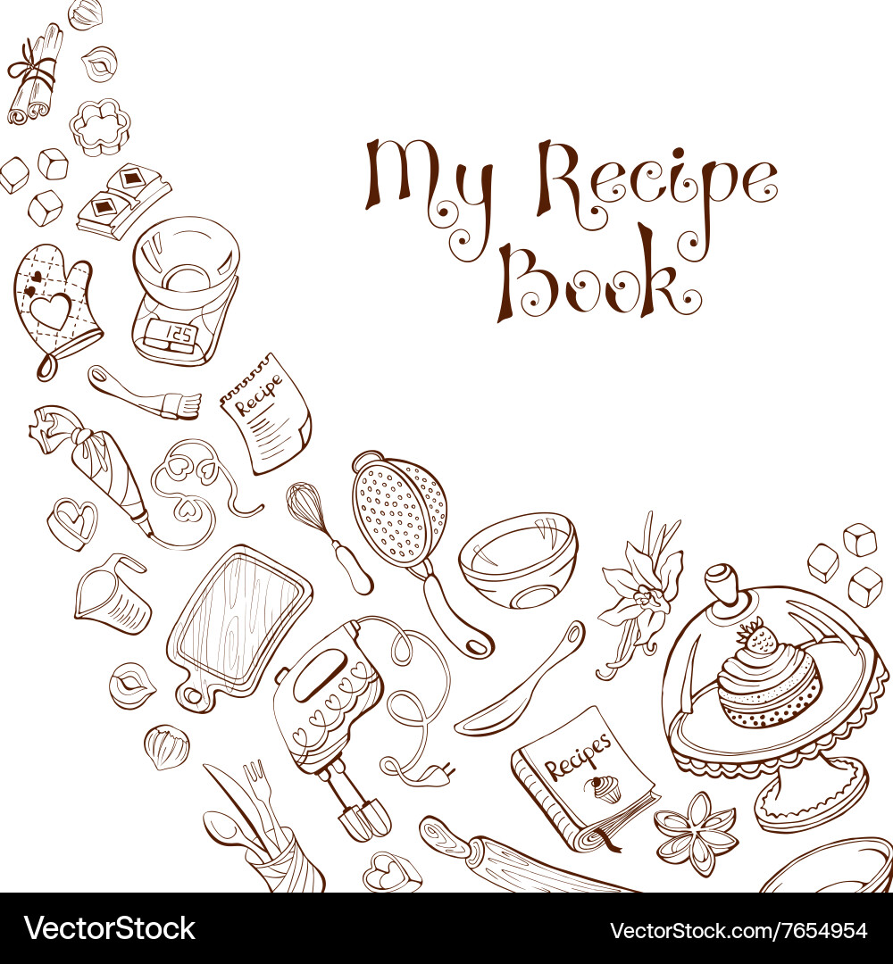 Baking Doodle Collection Royalty Free Vector Image