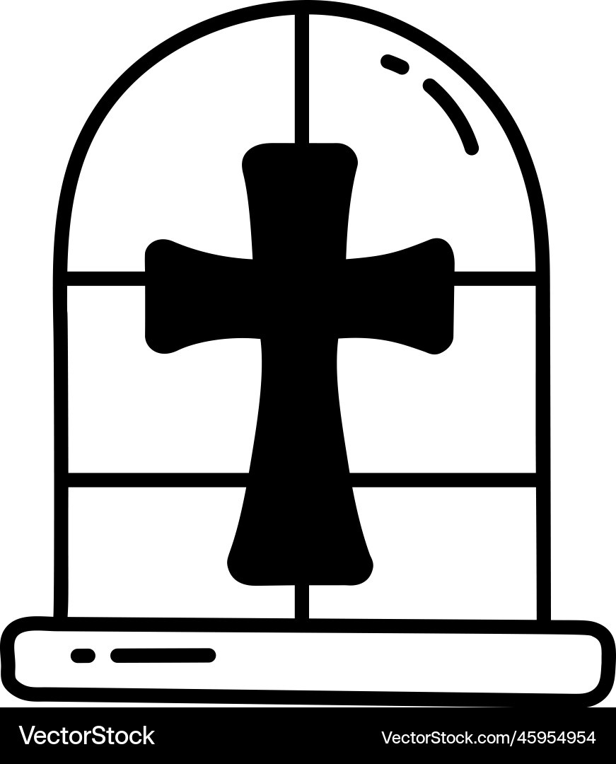 Cross resurrection Royalty Free Vector Image - VectorStock