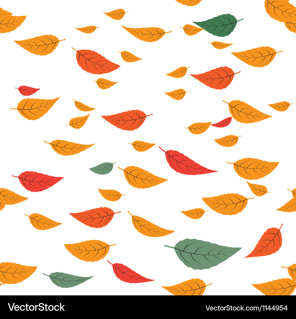 Falling leaves Royalty Free Vector Image - VectorStock