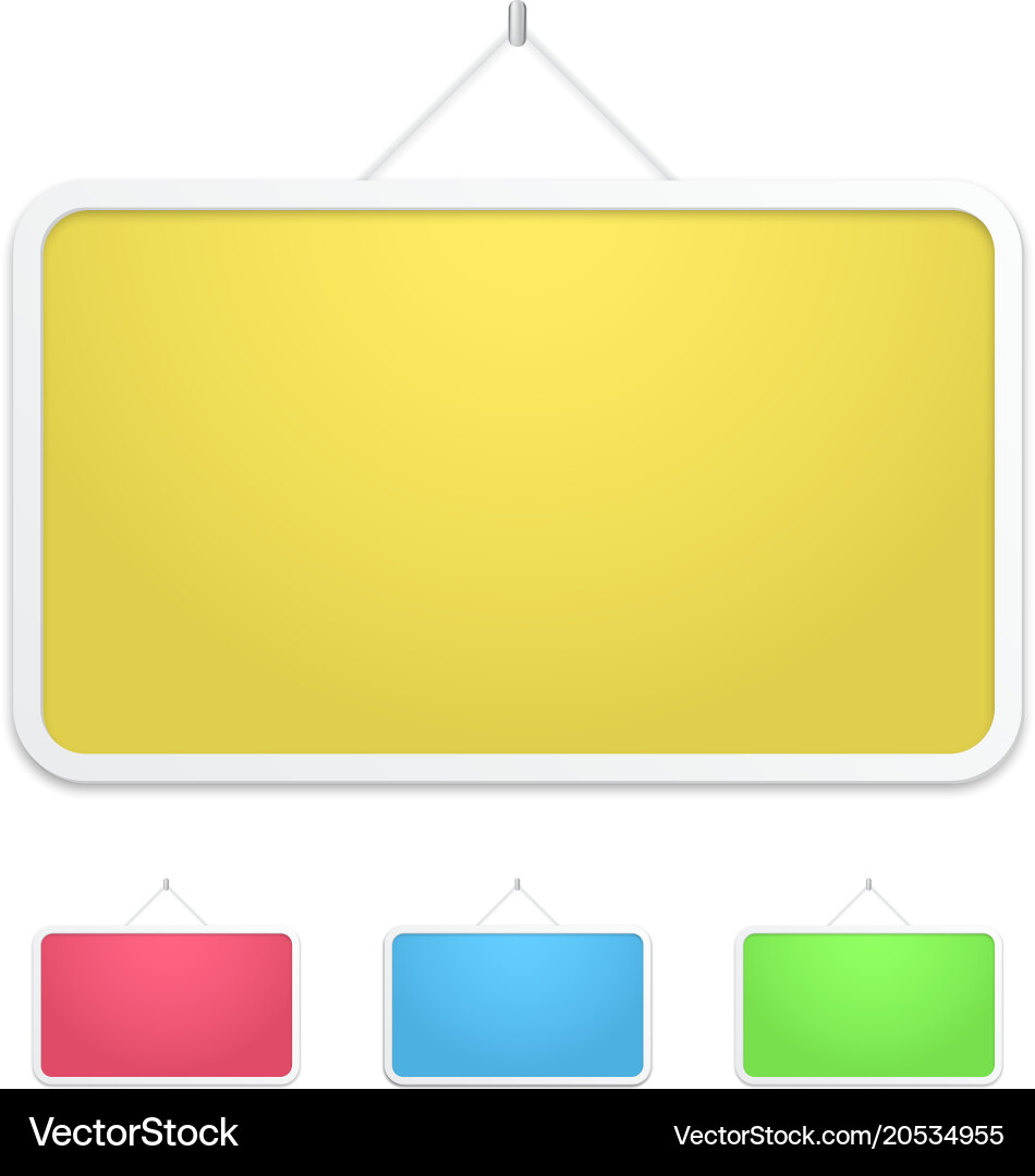 Empty tablet Royalty Free Vector Image - VectorStock