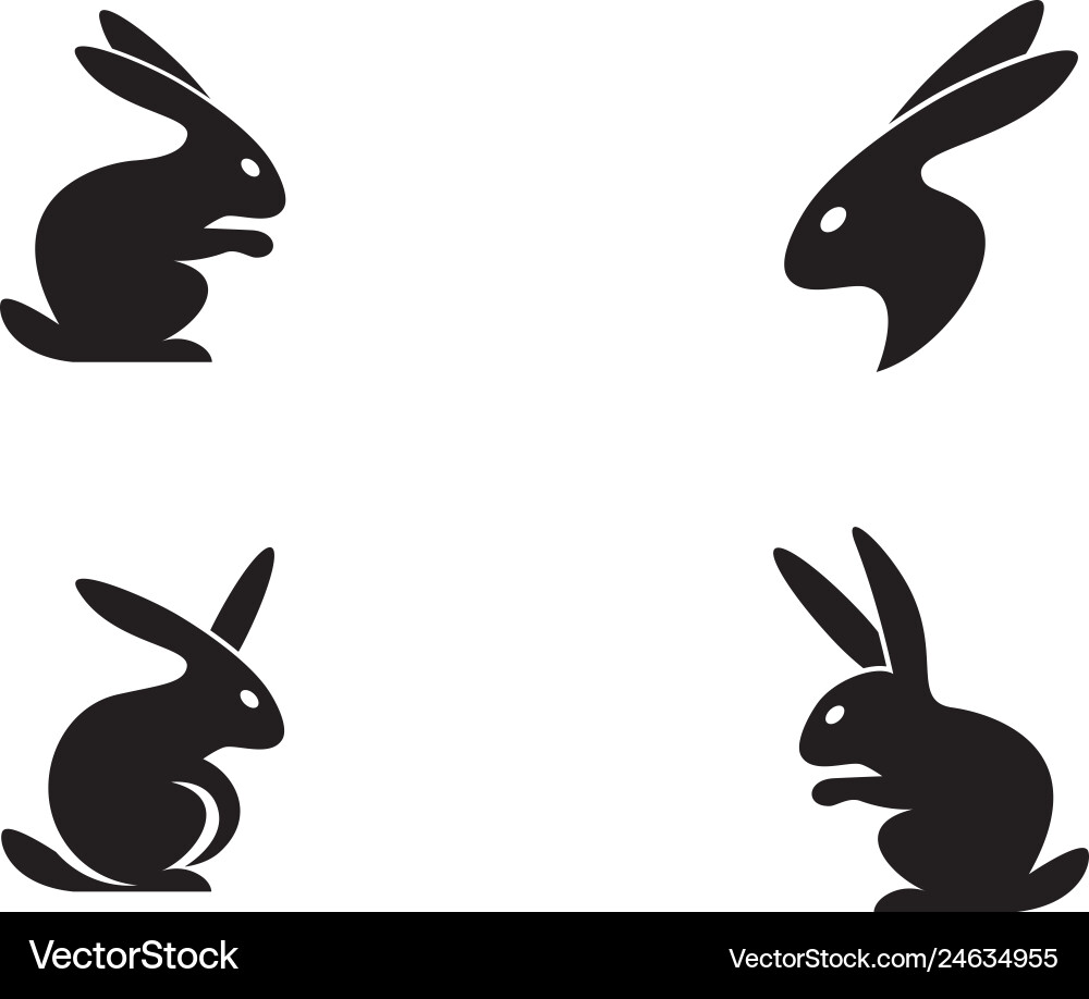Rabbit icon Royalty Free Vector Image - VectorStock
