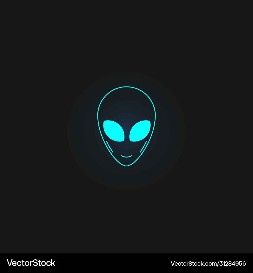 Alien Face Logo Premium Vector | Alien Head Vector Logo Icon