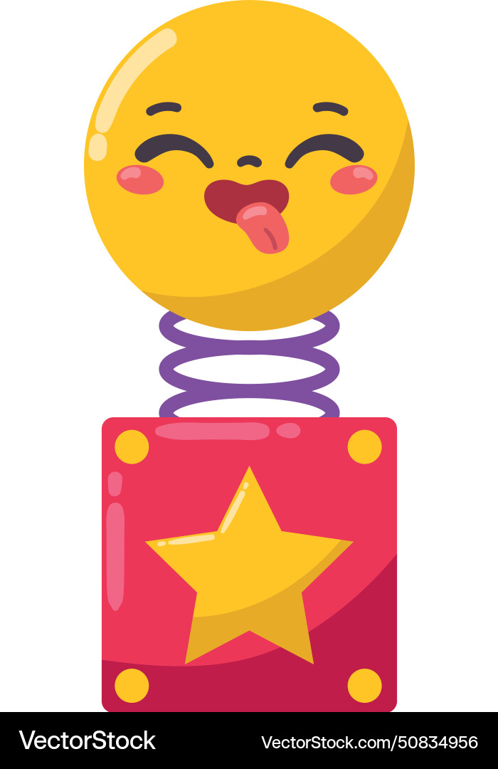 Fools day jester box Royalty Free Vector Image