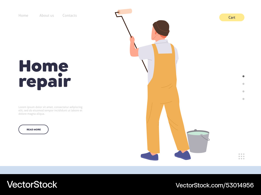 Home repair professional service order online Vector Image