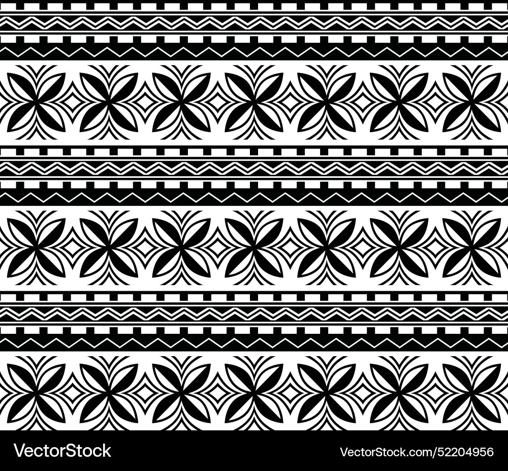 Polynesian tattoo tribal background design samoan Vector Image