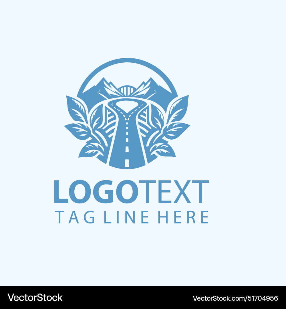 Road logo Royalty Free Vector Image - VectorStock