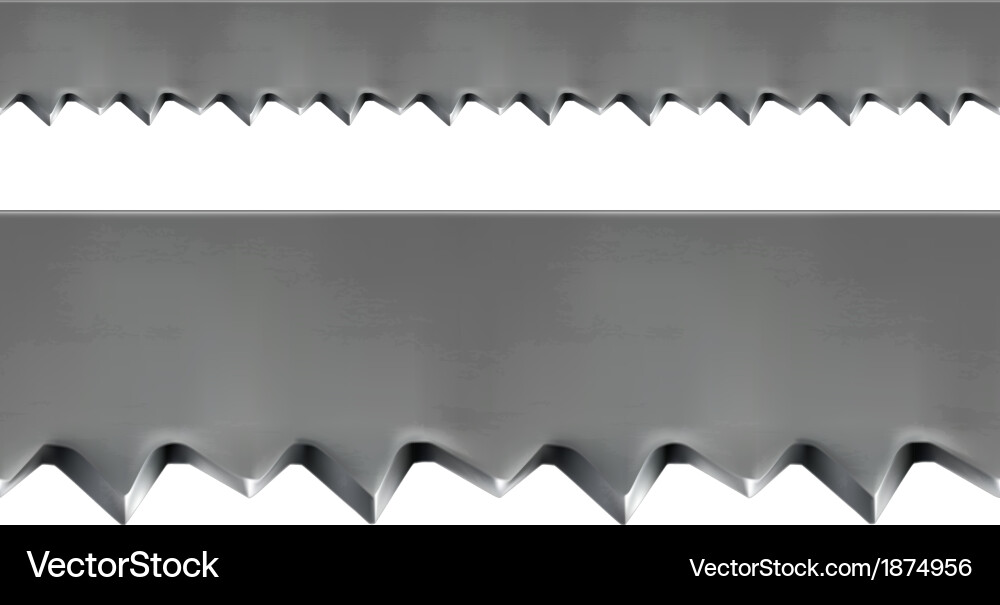 Steel Saw Blade Royalty Free Vector Image - VectorStock