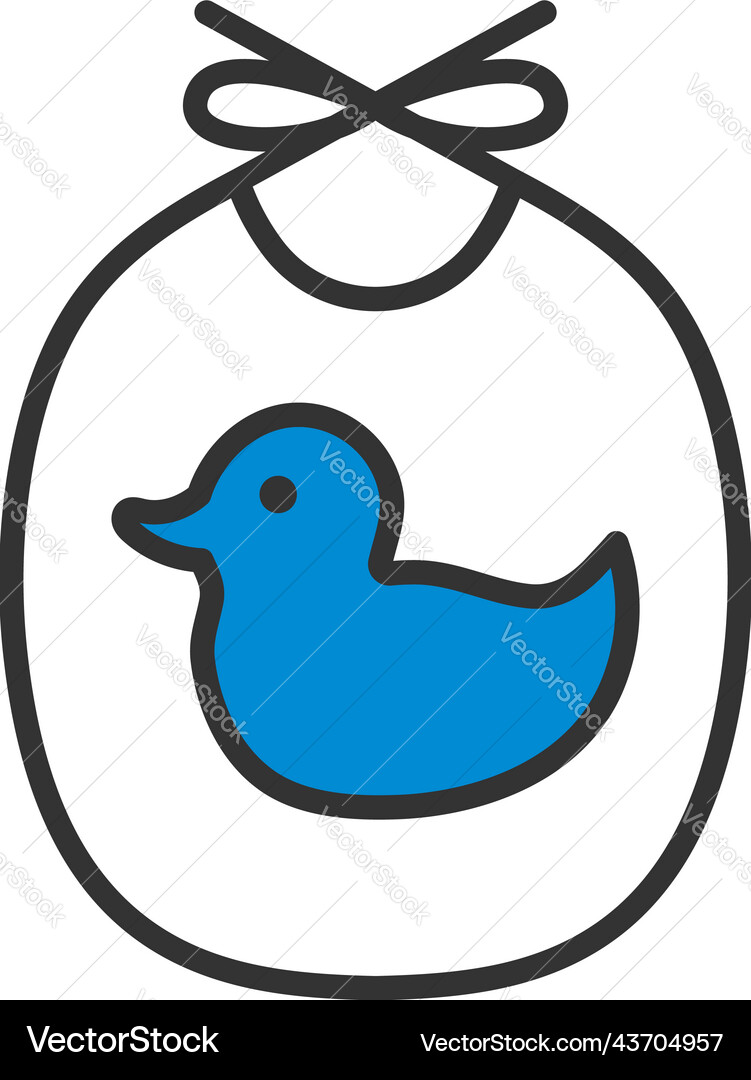 Bib icon Royalty Free Vector Image - VectorStock