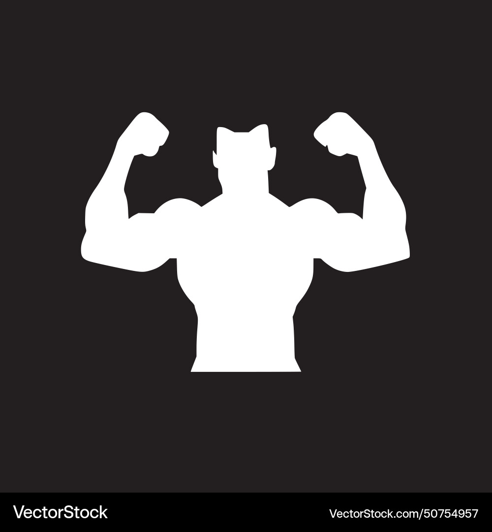 Biceps - high quality logo ideal for t-shirt Vector Image