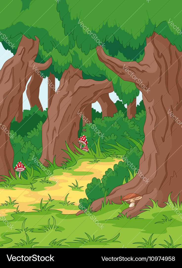 Forest Royalty Free Vector Image - VectorStock