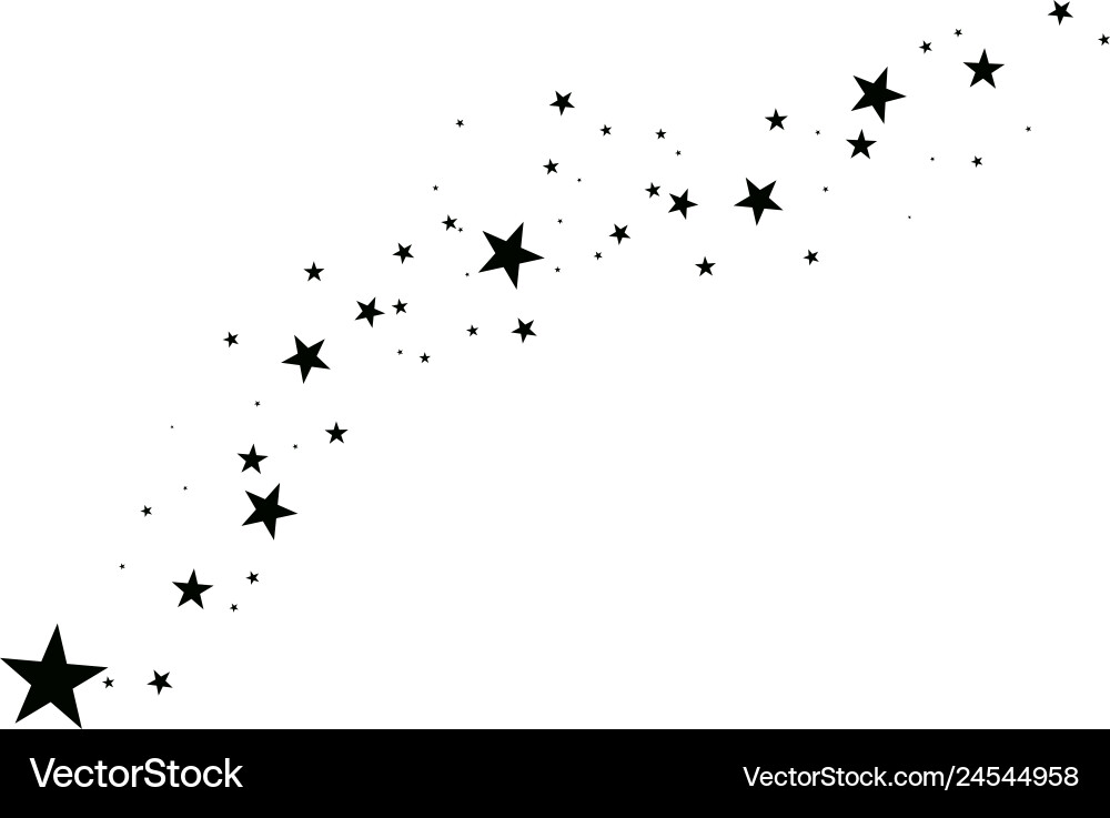 Stars on a white background Royalty Free Vector Image