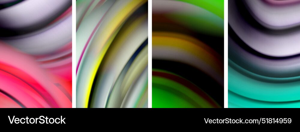 Blurred color line backgrounds Royalty Free Vector Image