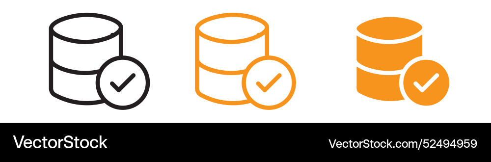 Data recovery icon set digital restoration Vector Image