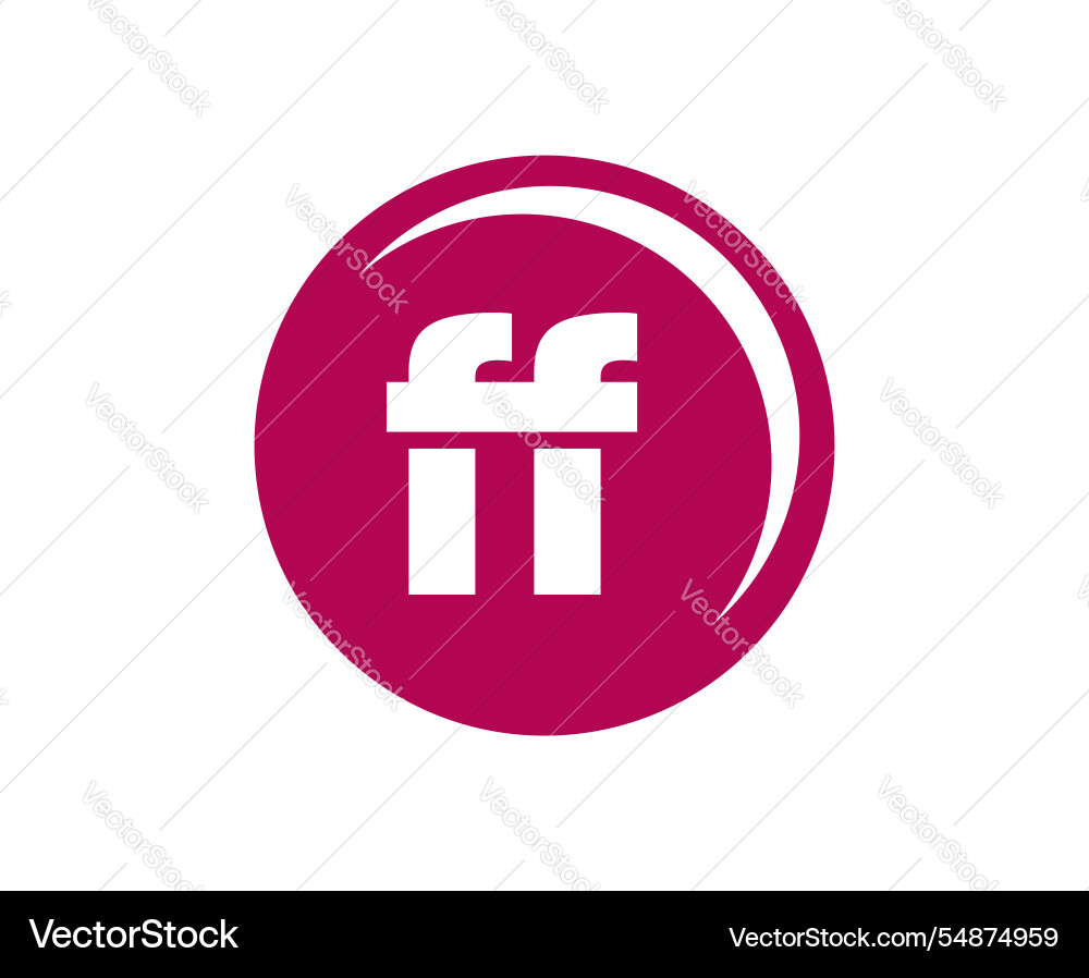 Ff sport emblem or team logotype ball logo – Royalty-Free Vector ...