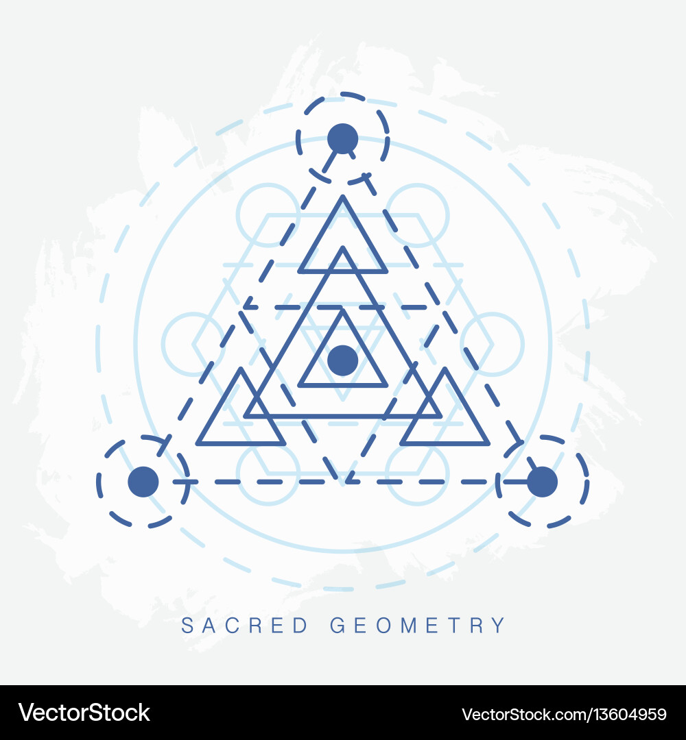 Sacred Geometry Symbol Royalty Free Vector Image