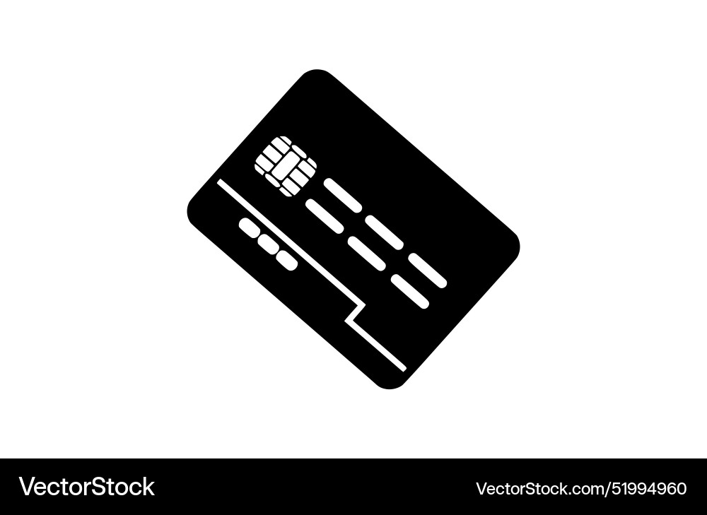 Flat credit-card icon symbol Royalty Free Vector Image