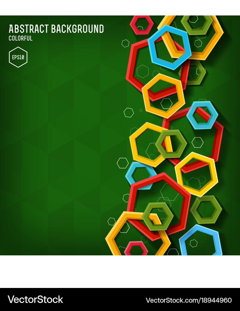 Modern abstract design poster Royalty Free Vector Image