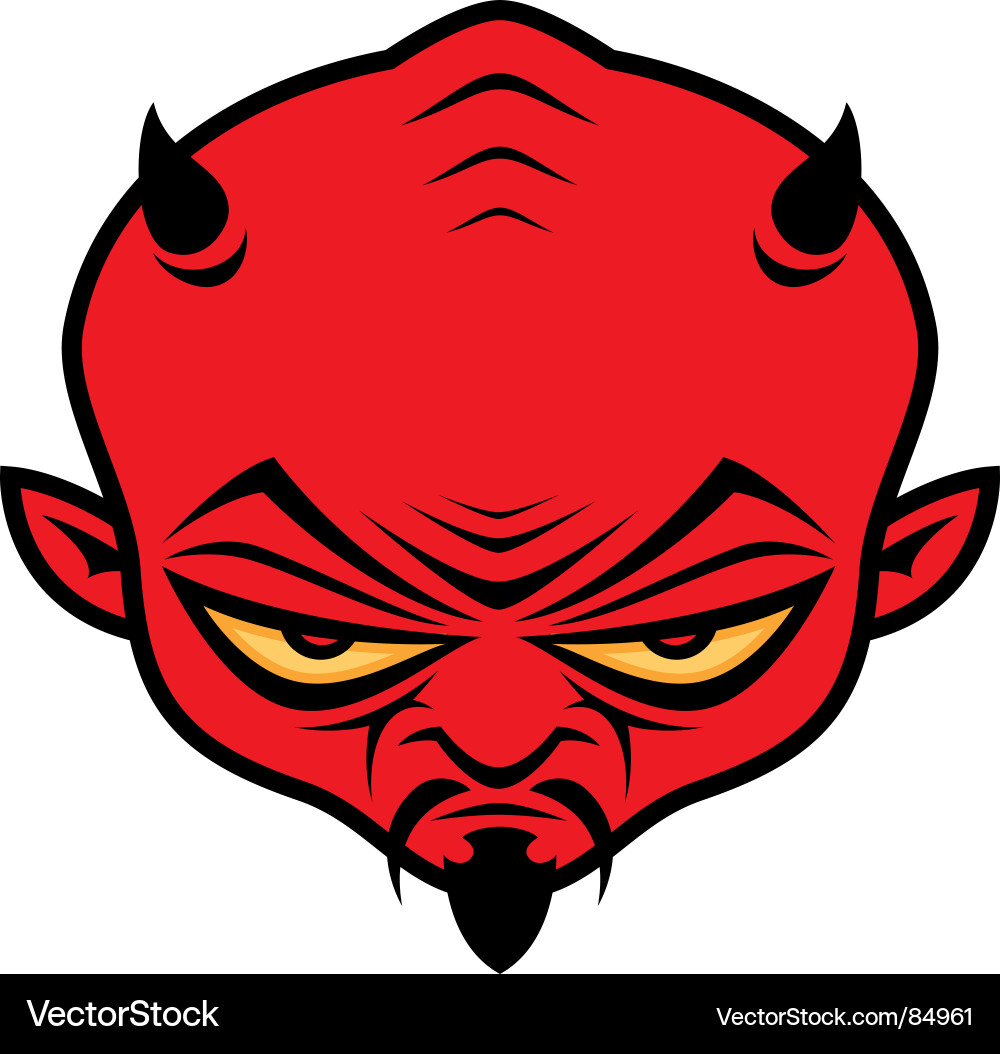 Evil Devil Cartoon Royalty Free Vector Image - VectorStock