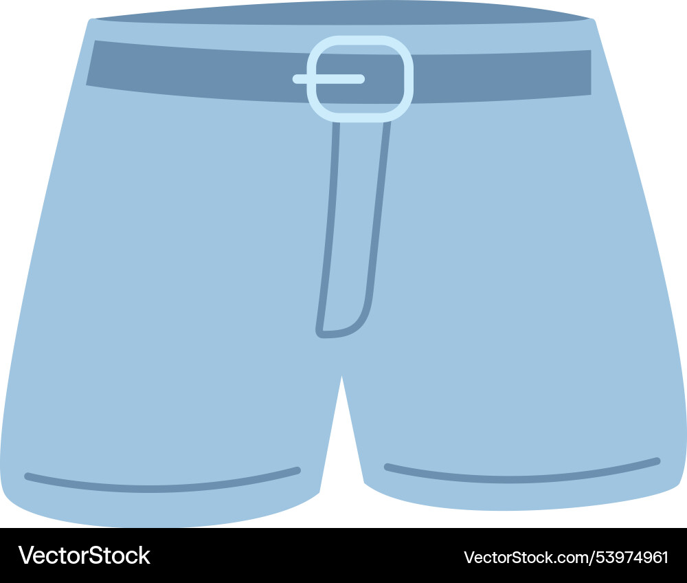 Spring clothes shorts Royalty Free Vector Image